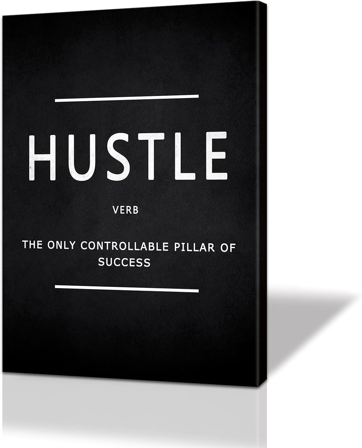 AEFER Hustle Wall Art Motivational Quotes Wall Art Decor for Office ...