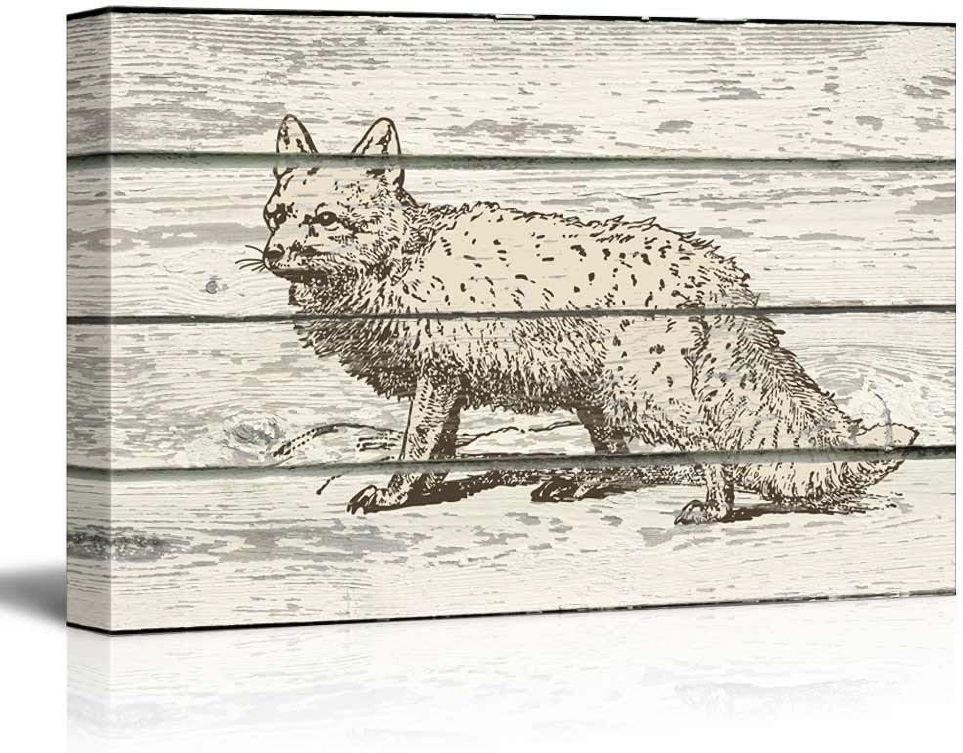 AEFER Illustration of Bohemian Lapsus on a Rustic Background - Canvas ...