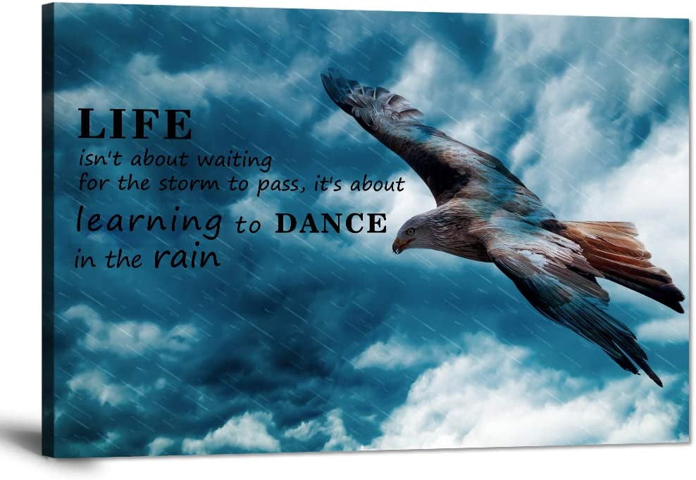 AEFER Inspirational Canvas Wall Art Motivational Posters Success ...