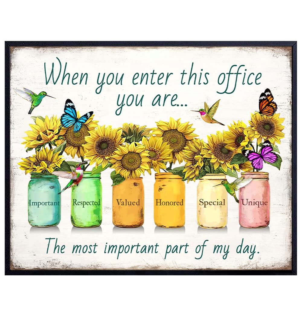 AEFER Inspirational Office Wall Art & Decor - Motivational Posters ...