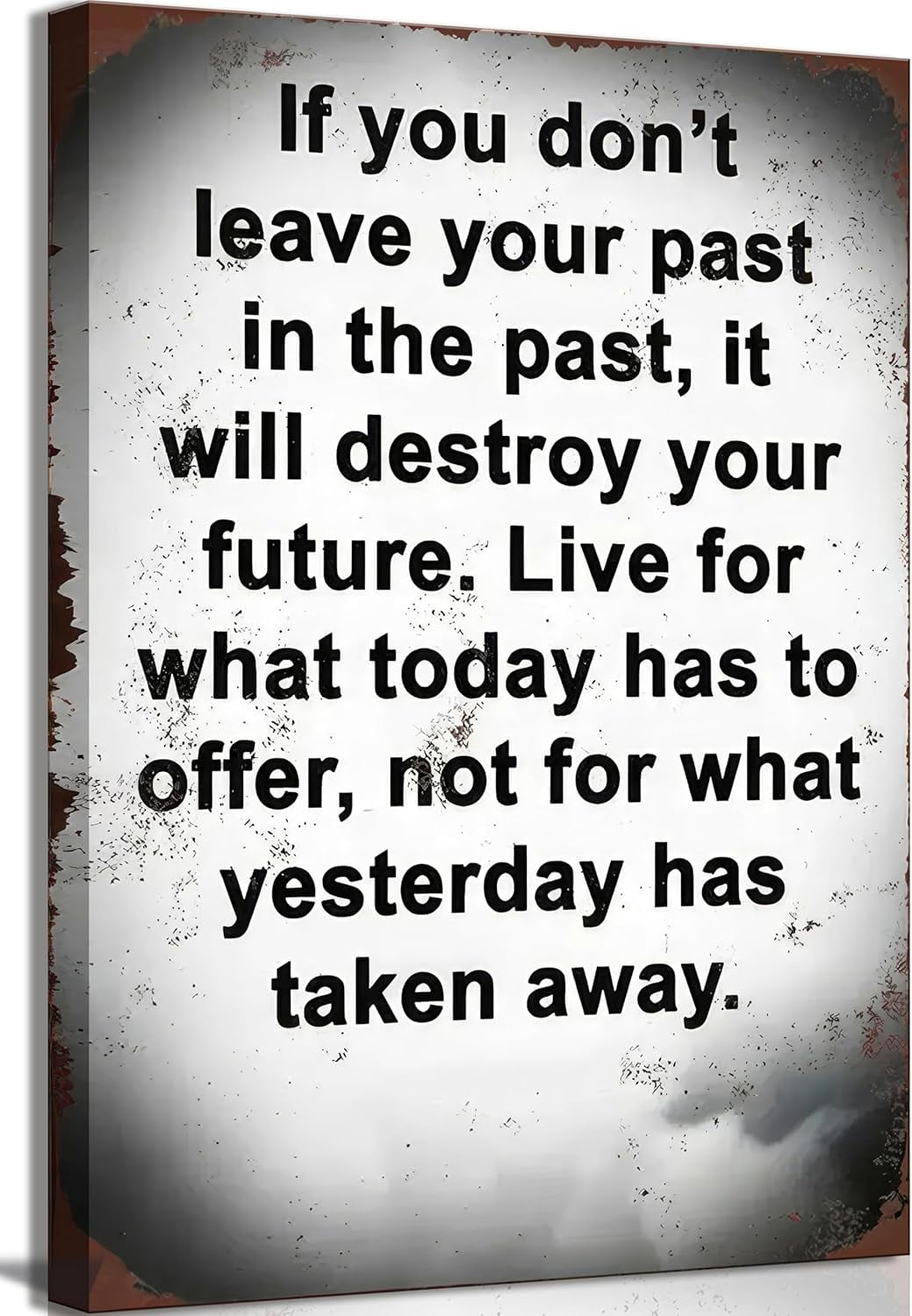AEFER Inspirational Quotes Canvas Wall Art Inspiring Life Quotes Let ...