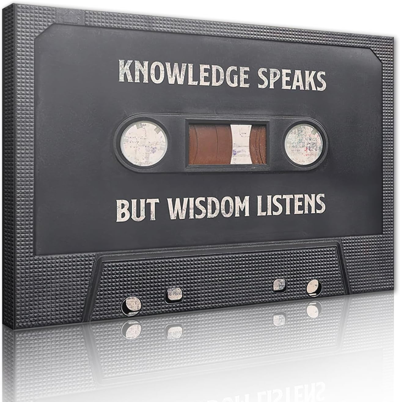 AEFER Inspirational Tape Wall Art Retro Music Cassette Tape Wall Art ...