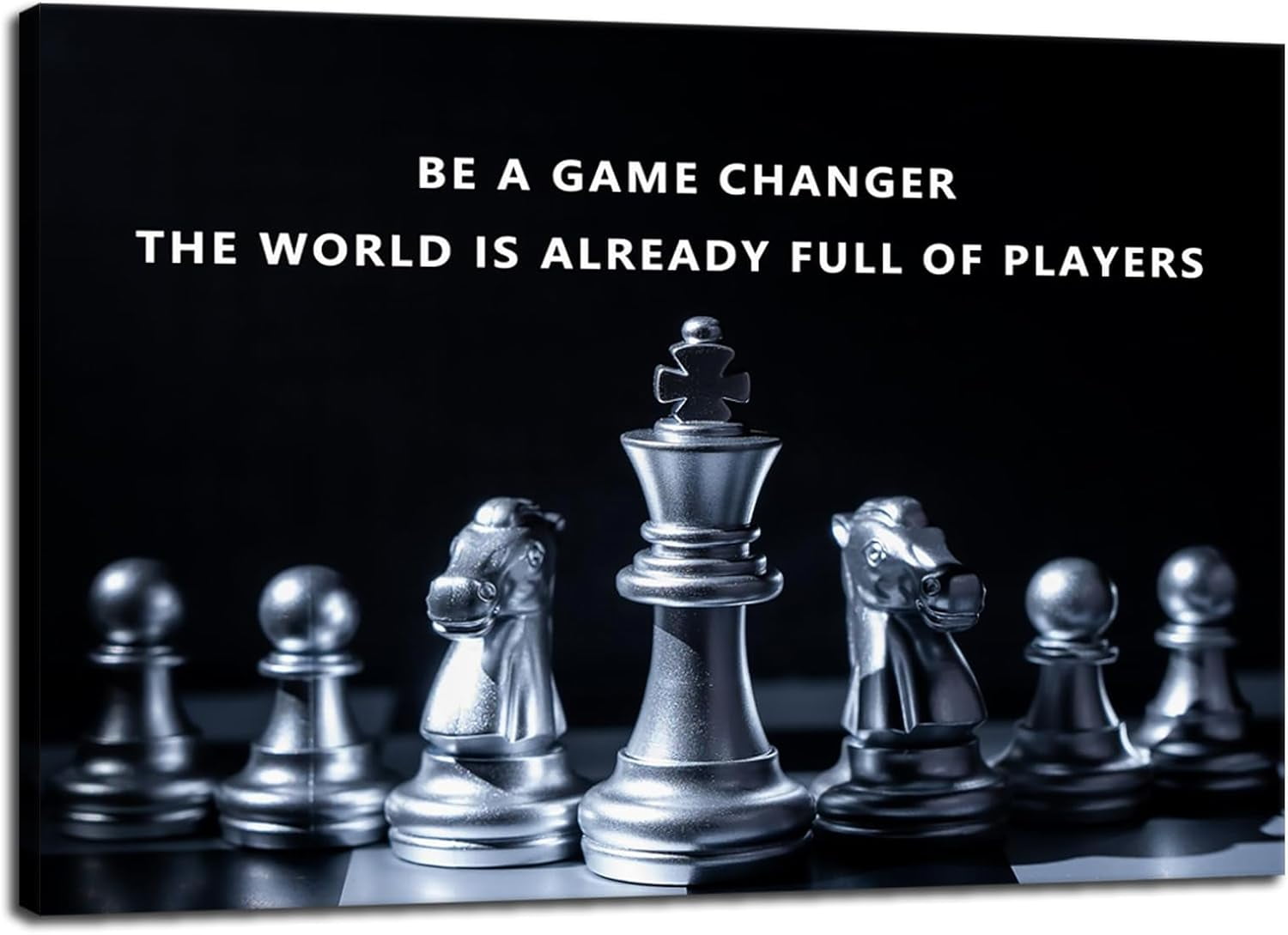 AEFER Inspirational Wall Art Be A Game Changer The World Is Already ...