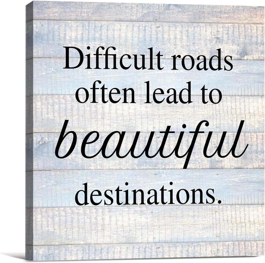 AEFER Inspirational Wall Art Office Decor Encouragement Gifts ...