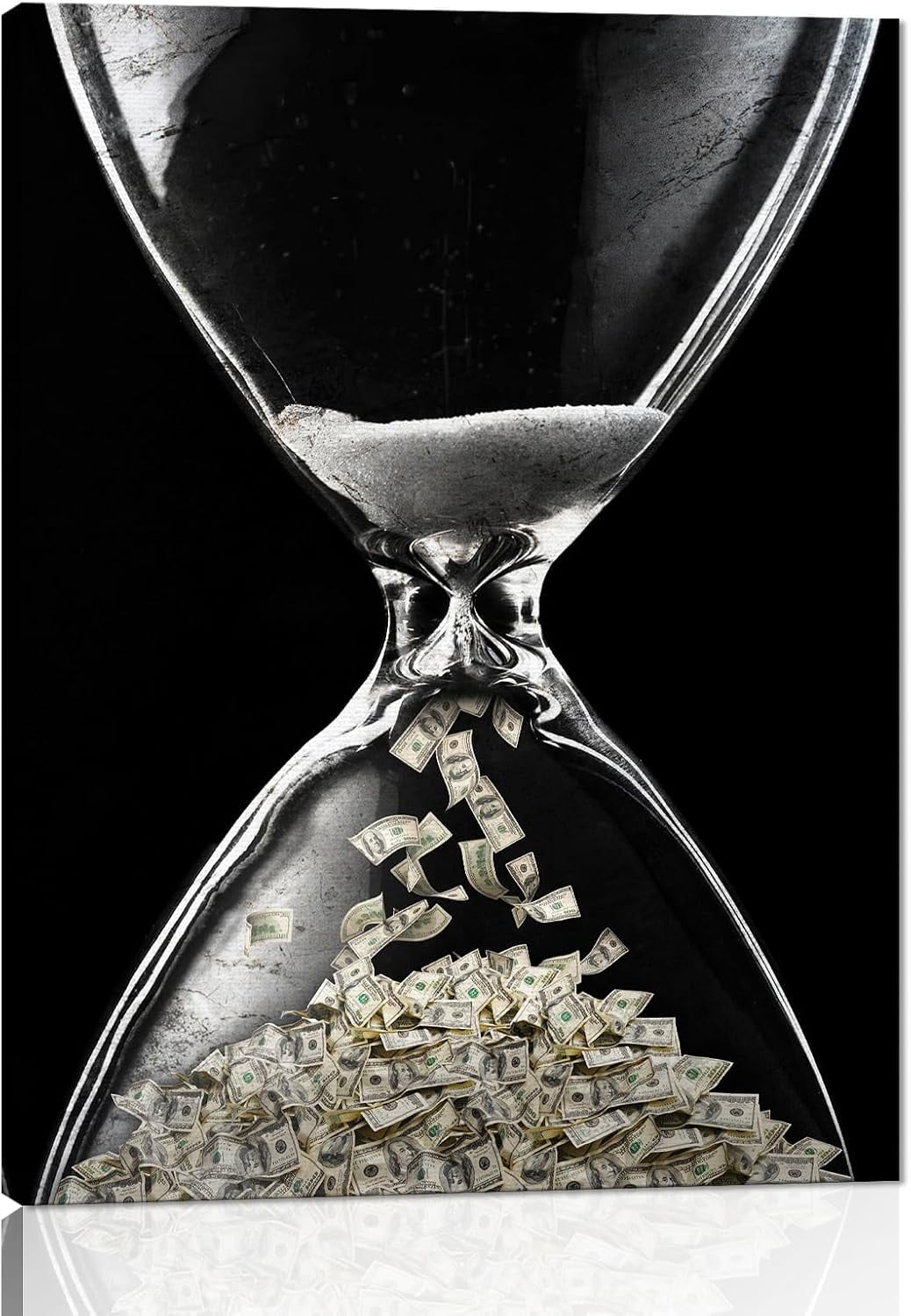 AEFER Inspirational Wall Art for Office Motivational Wall Decor Time Is ...