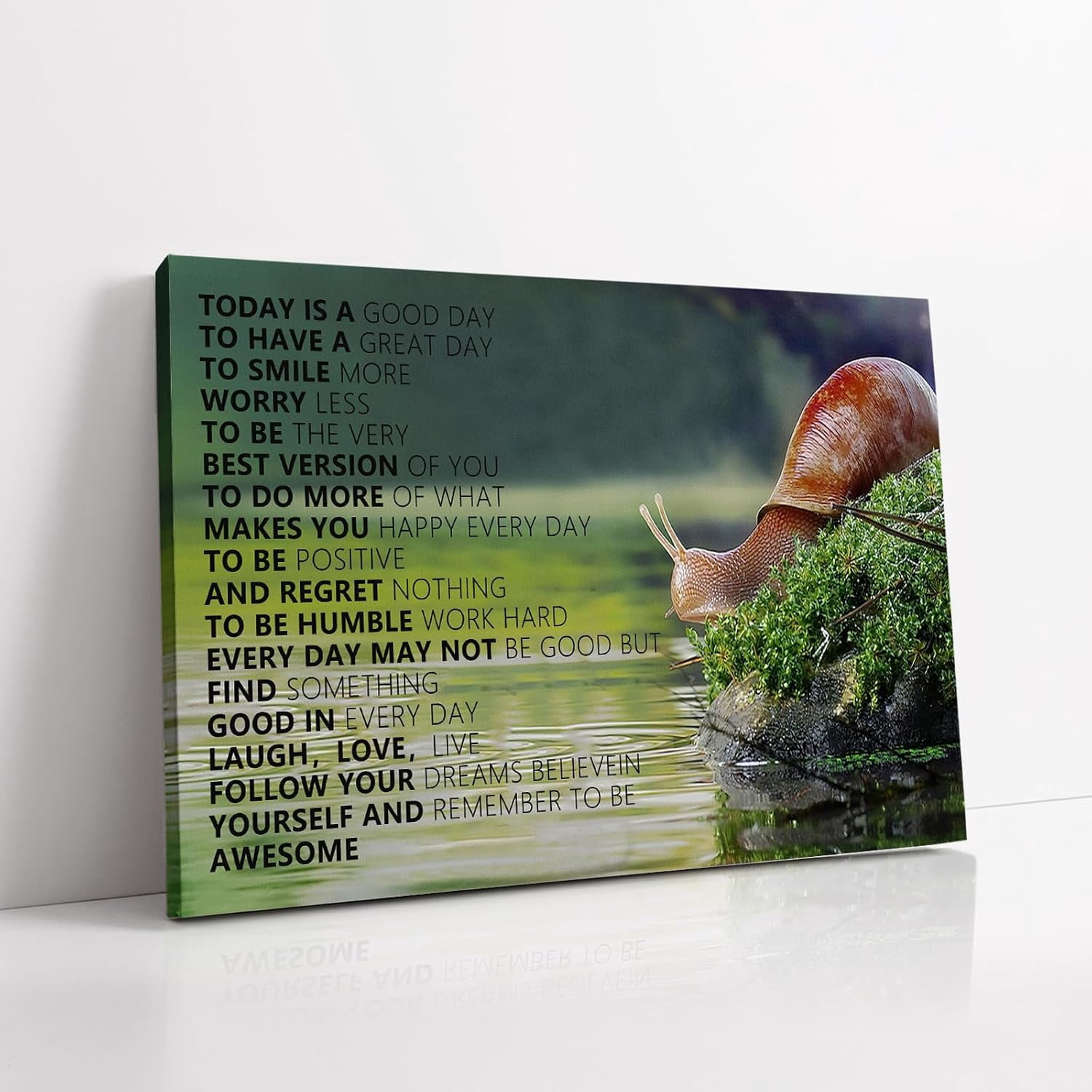 AEFER Inspirational Wall Art-TODAY IS A GOOD DAY -Motivational ...