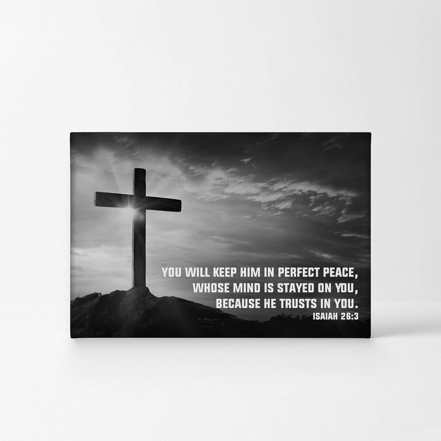 AVOI Isaiah 26:3 Bible Verses Canvas Print Scripture Wall Decor You ...