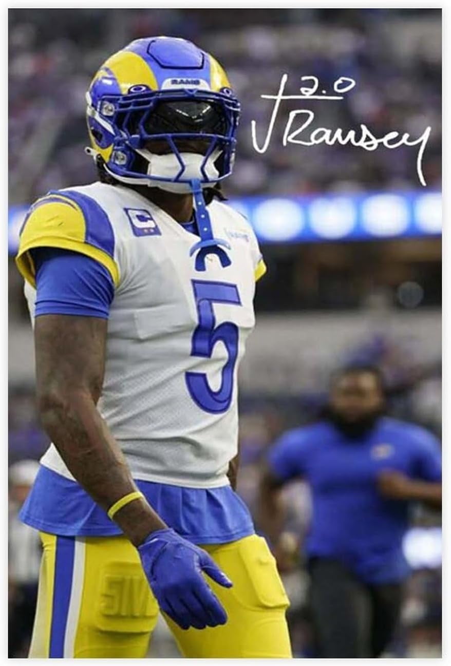 AEFER Jalen Ramsey Canvas Poster Wall Art Decor Print Picture Paintings ...