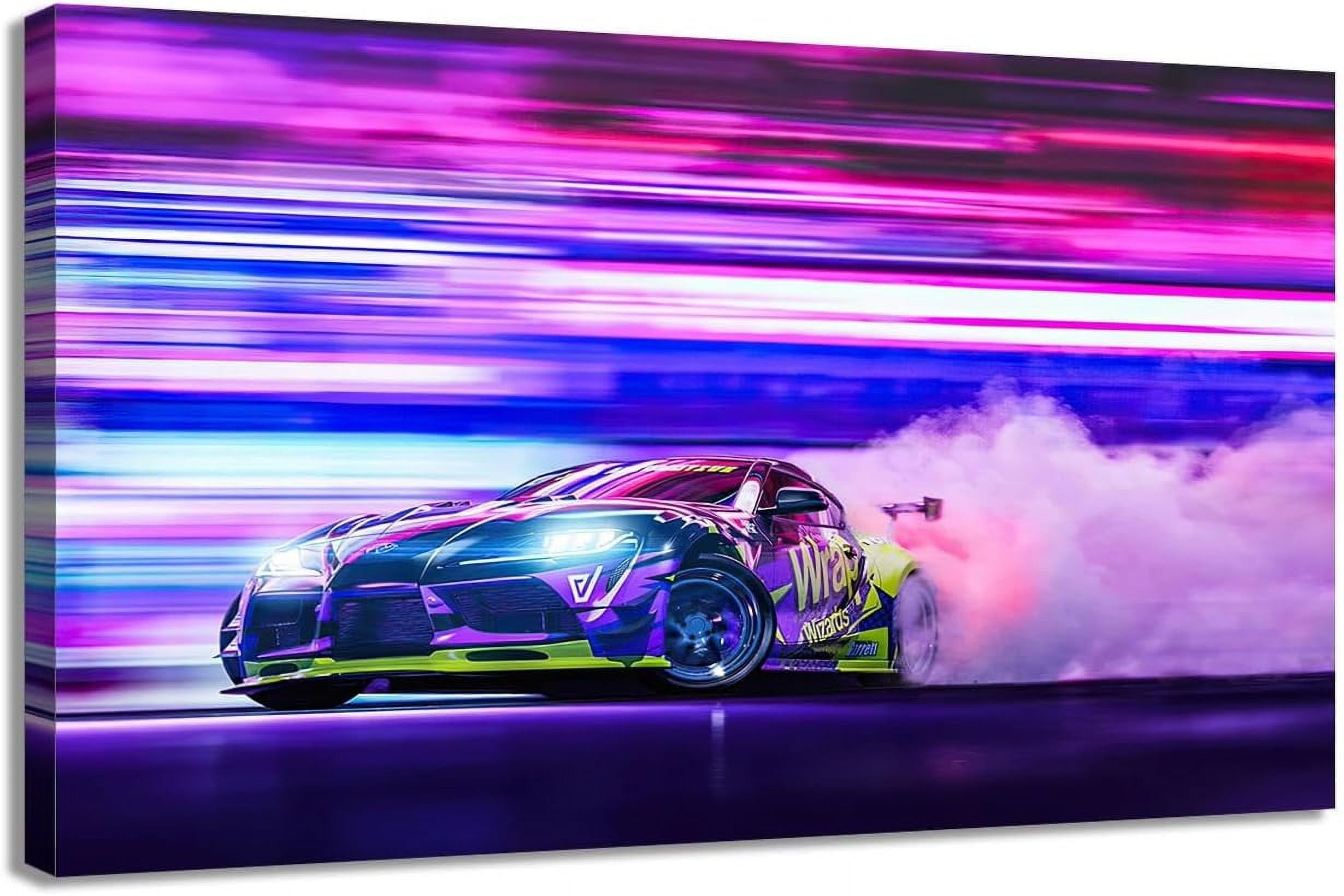 AEFER Jdm Poster,Sport Car Poster,Supra Canvas Wall Art For Living Room ...