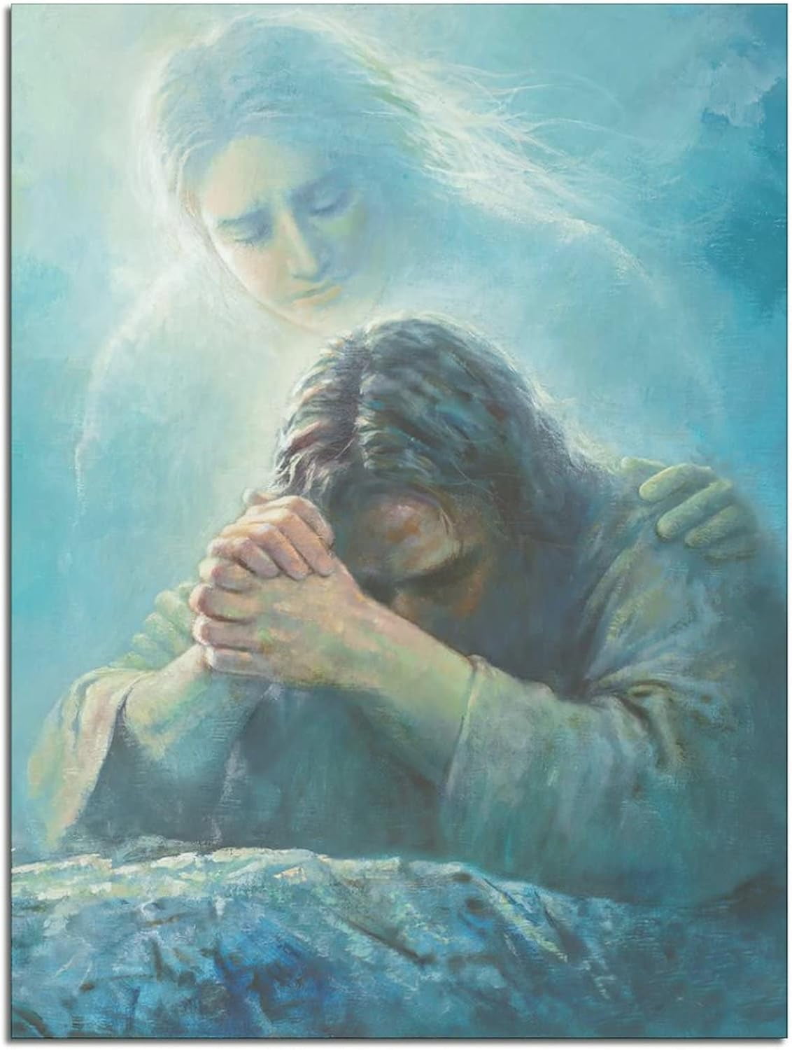 AEFER Jesus AgonyThe Garden Canvas Wall Art Print Poster Picture Modern ...