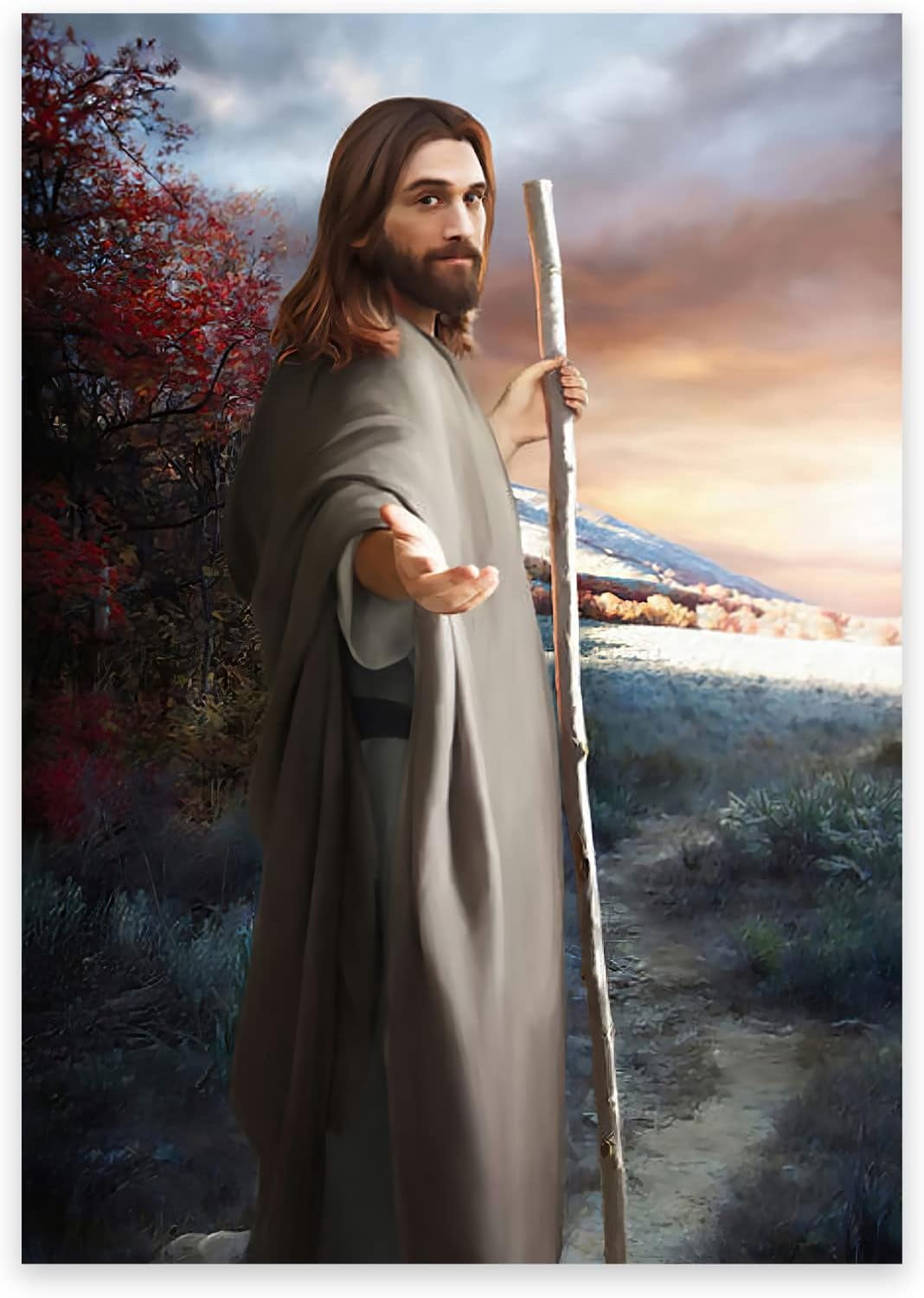 AEFER Jesus Canvas Wall Art Jesus Poster Jesus Christ Pictures ...