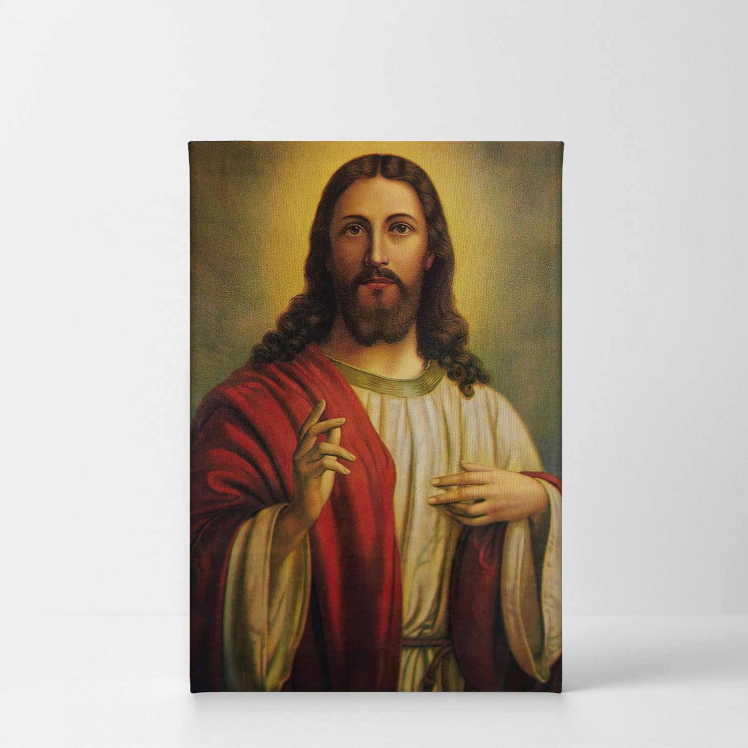AEFER Jesus Christ Canvas Print Wall Decor Orthodox Byzantine Painting ...