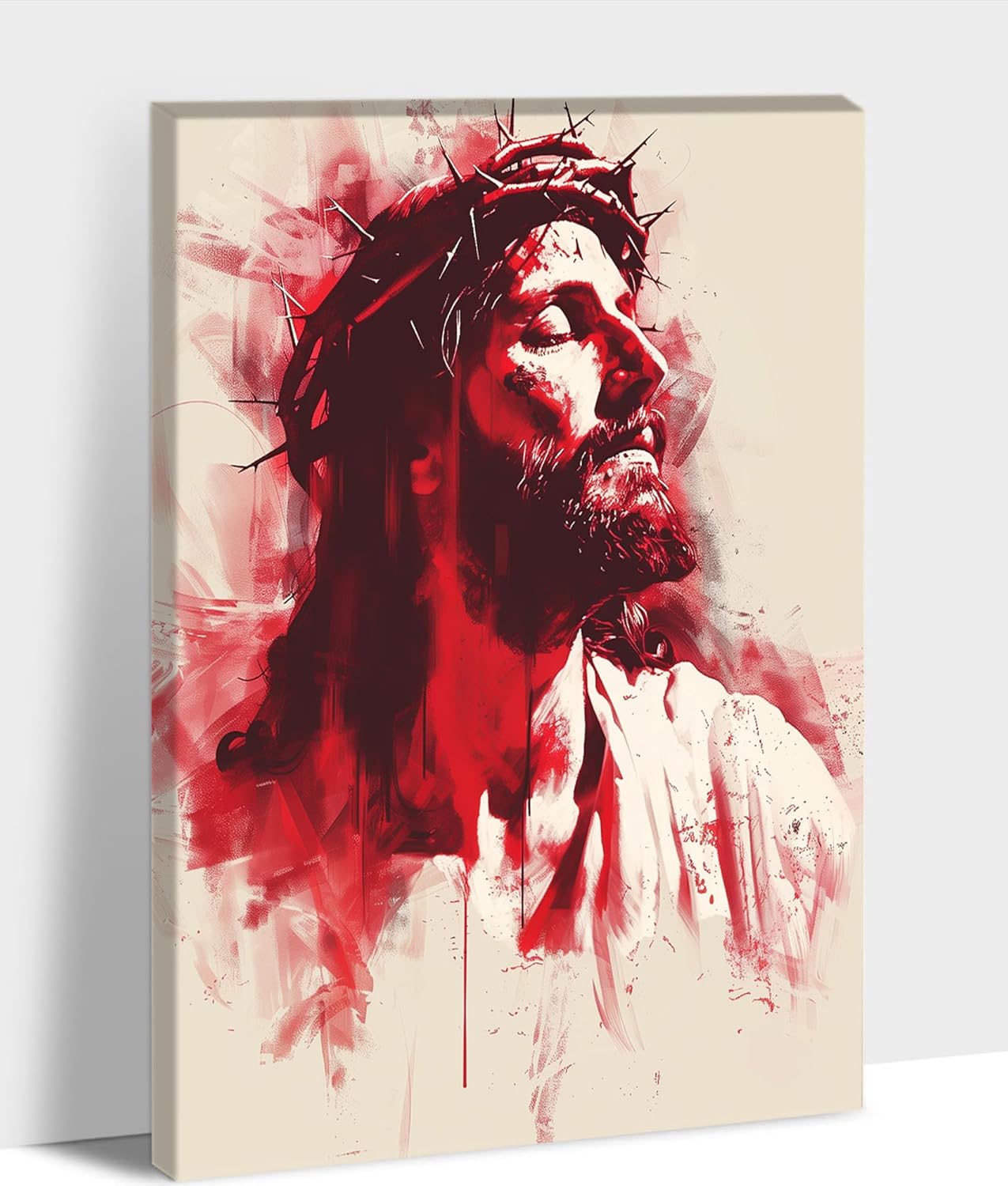 AEFER Jesus Christ Canvas Wall Art, Religious Christian Canvas Prints ...