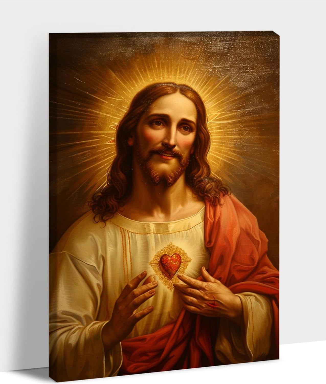 AEFER Jesus Christ Canvas Wall Art, Religious Christian Canvas Prints ...