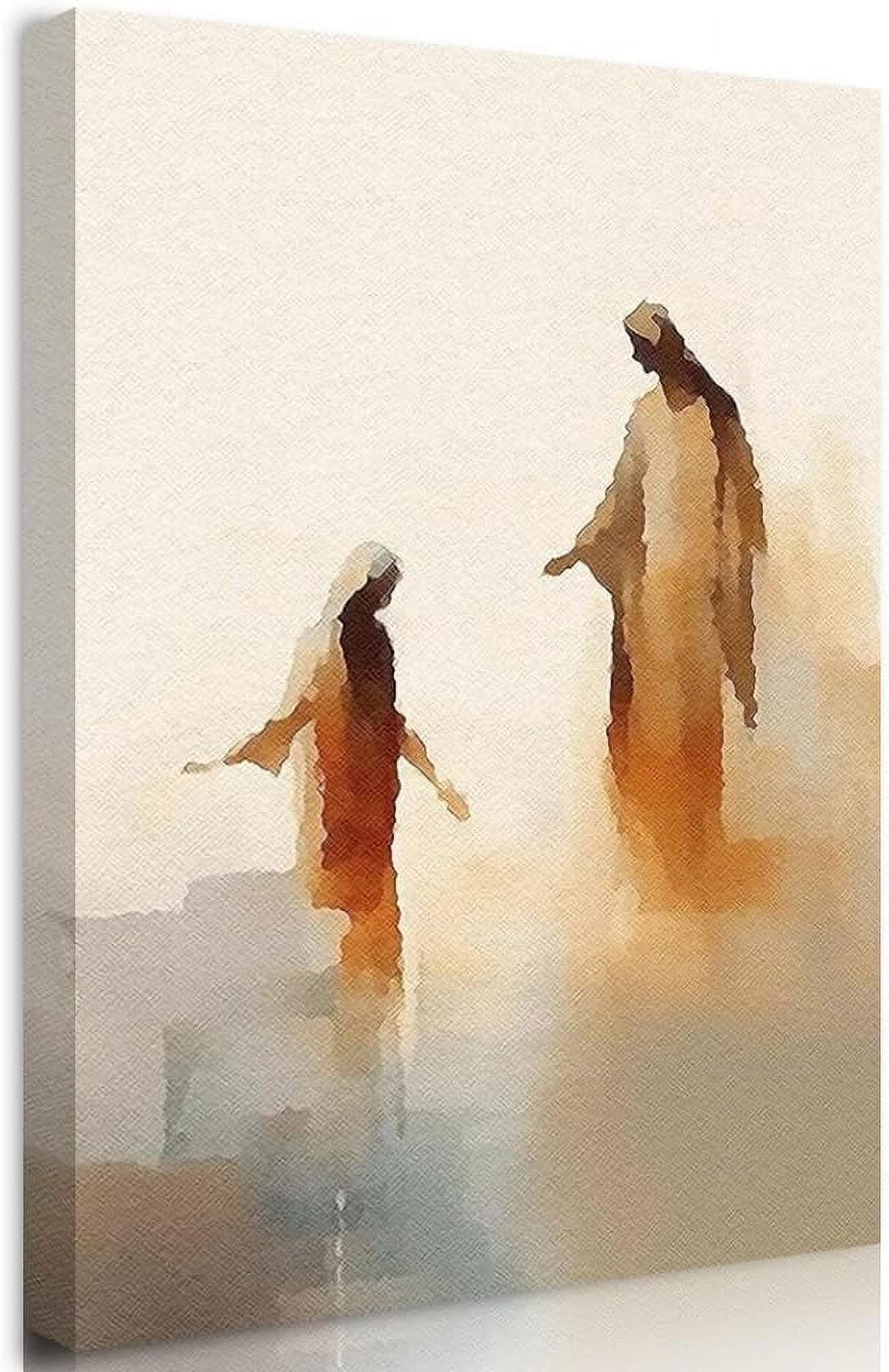 AEFER Jesus Christian Wall Art Decor Jesus Wall Decor Jesus Posters God ...