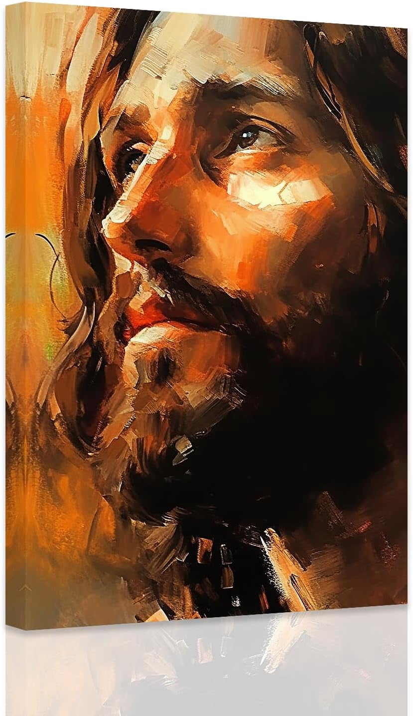 AEFER Jesus Painting Wall Art Christ God Poster Abstract Christian ...