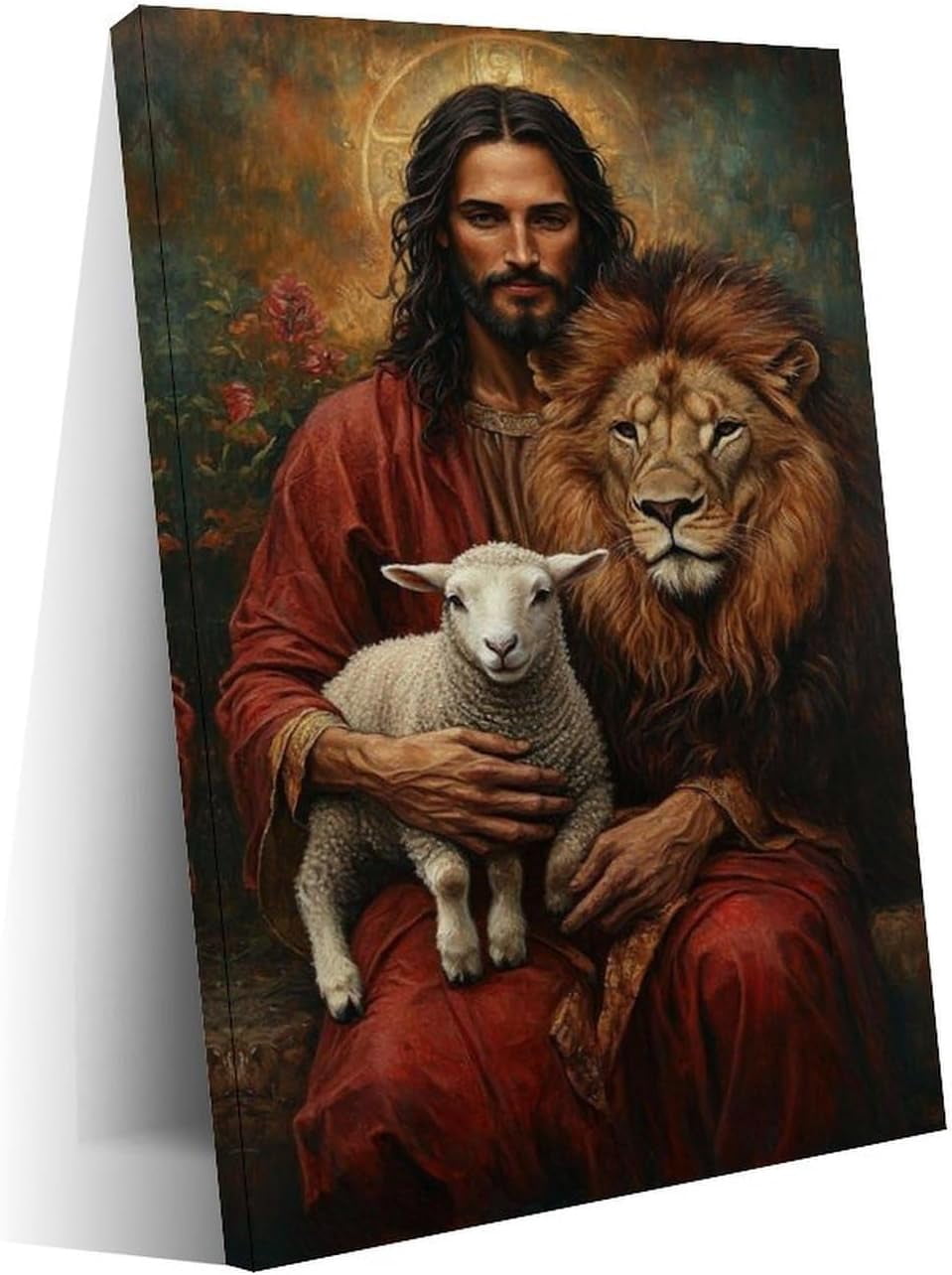 AEFER Jesus Portrait Art Poster 4 Canvas Art Wall Printing Office ...