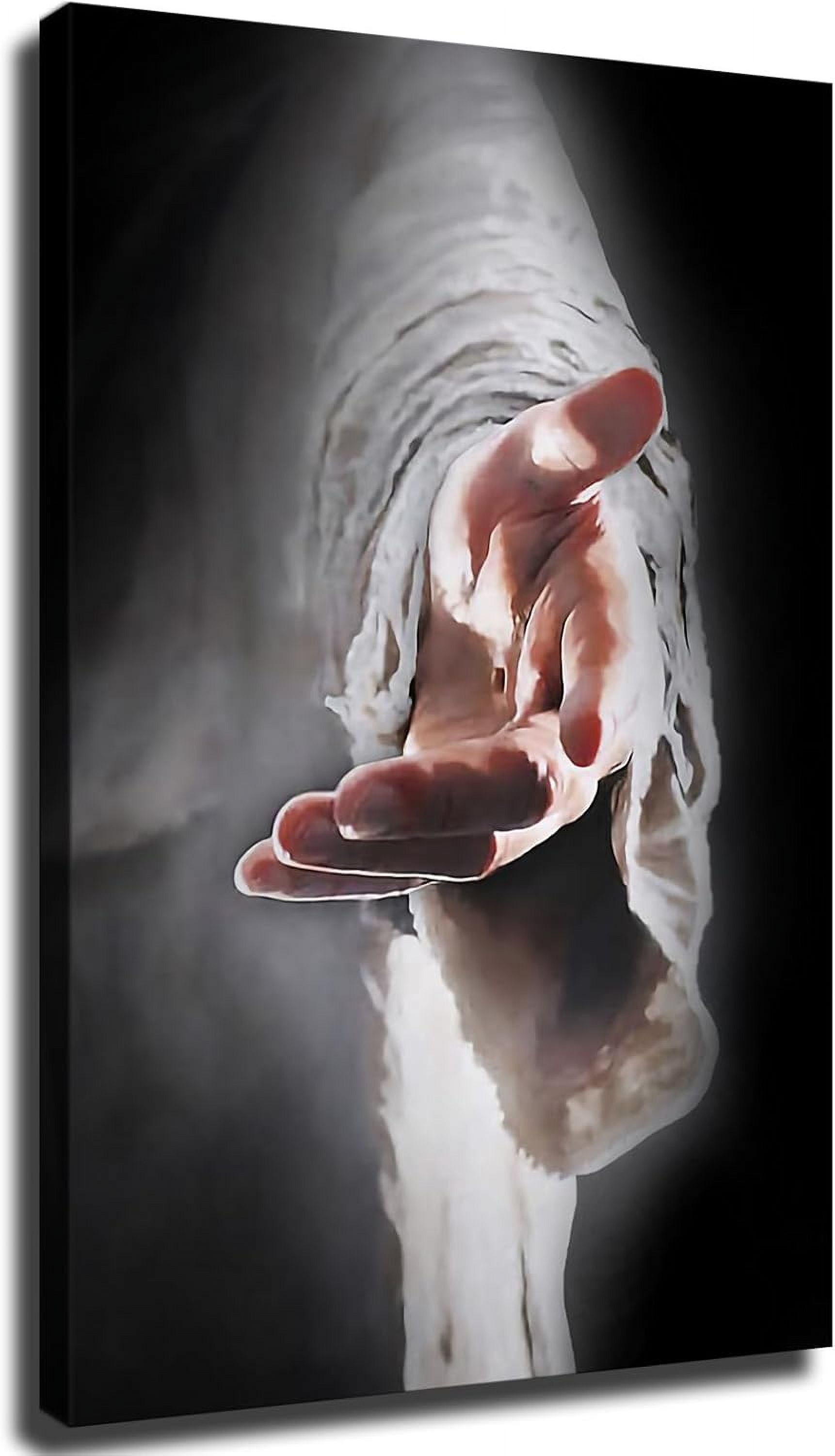 AEFER Jesus Poster Give Me Your Hand God Christ Wall Art- Jesus ...