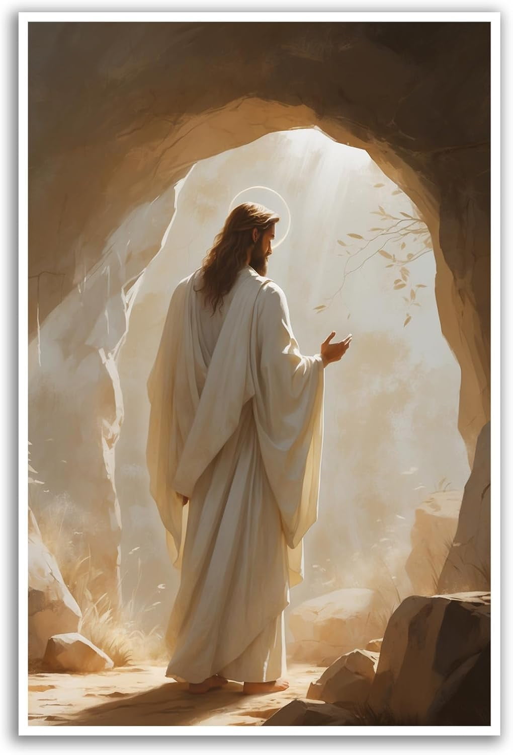 AEFER Jesus Resurrection Painting Mormon Art Poster Christian Easter ...
