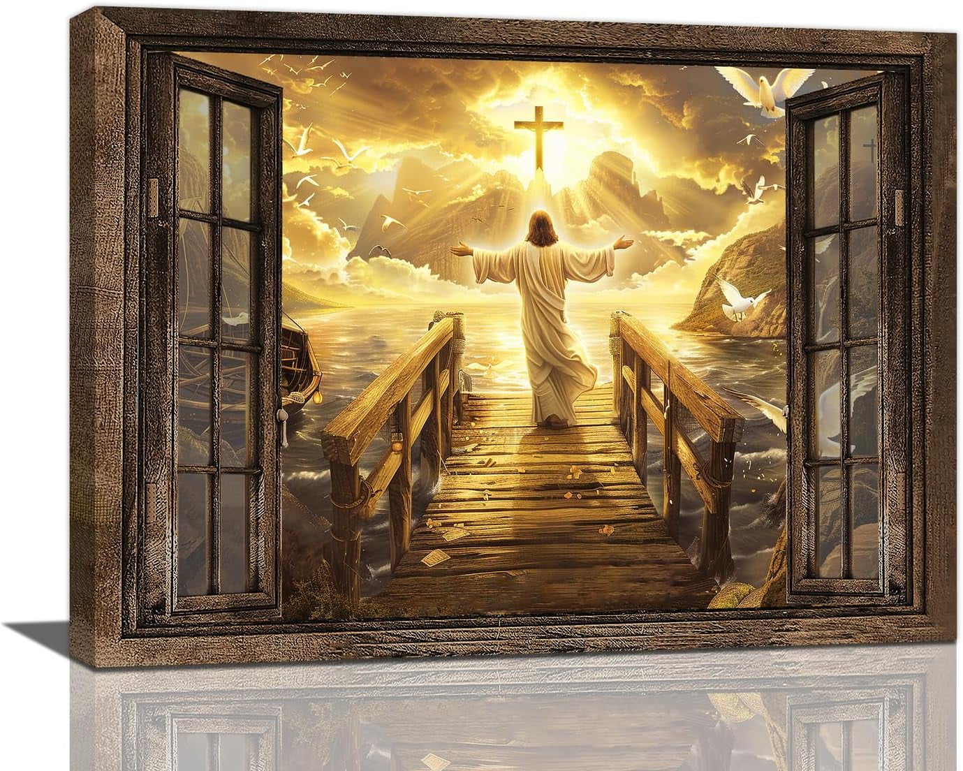 AEFER Jesus Wall Art Jesus Pictures for Wall Christian Religious Wall ...