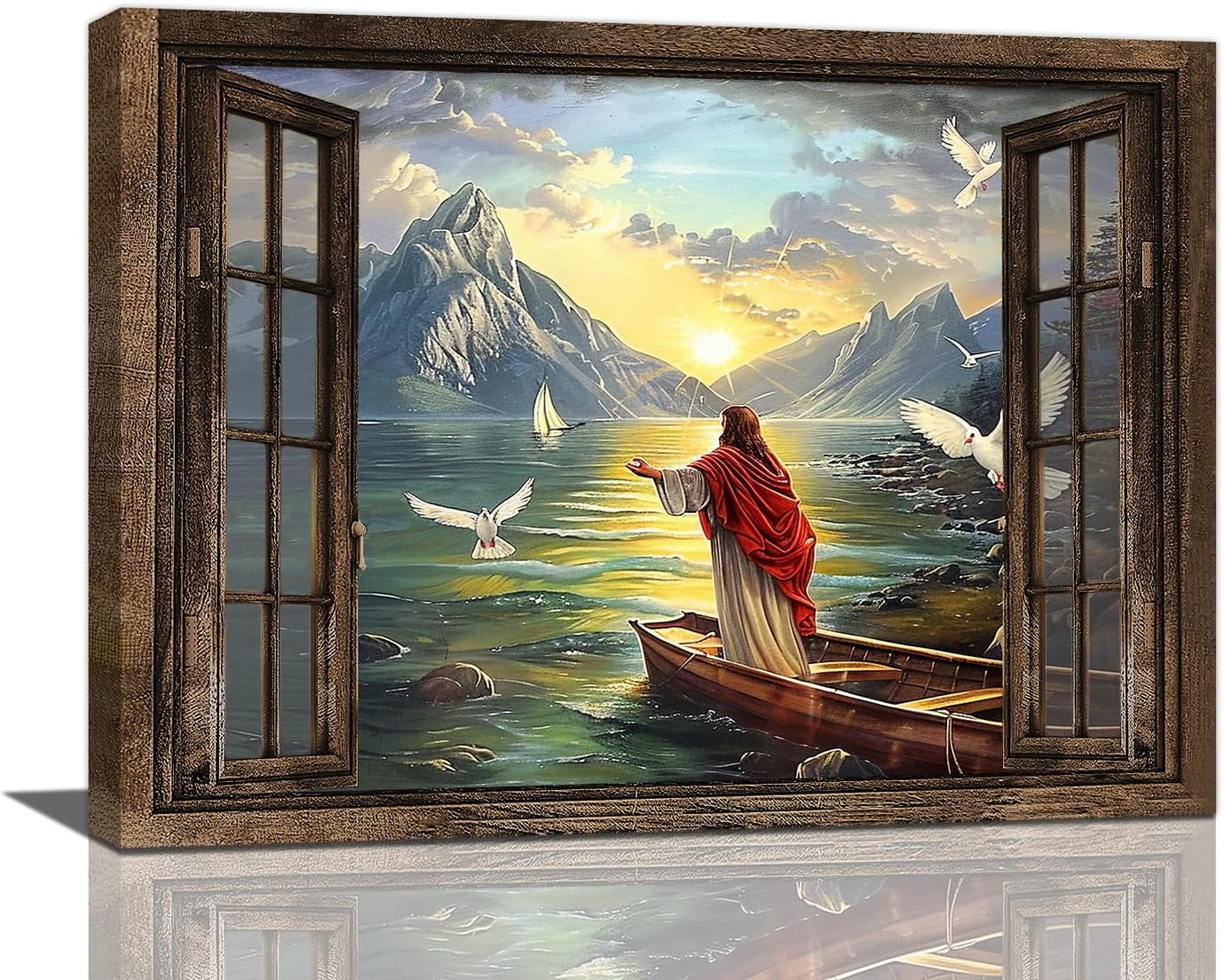 AEFER Jesus Wall Art Jesus Pictures Wall Decor Christian Religious ...