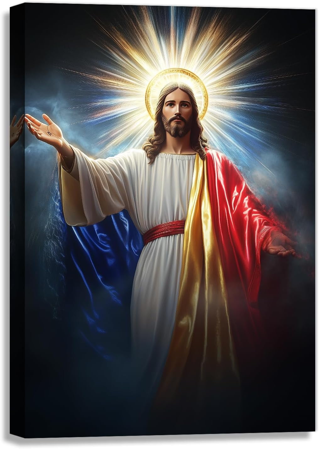 AEFER Jesus Wall Art Mercy God Canvas Picture Print Christian God ...
