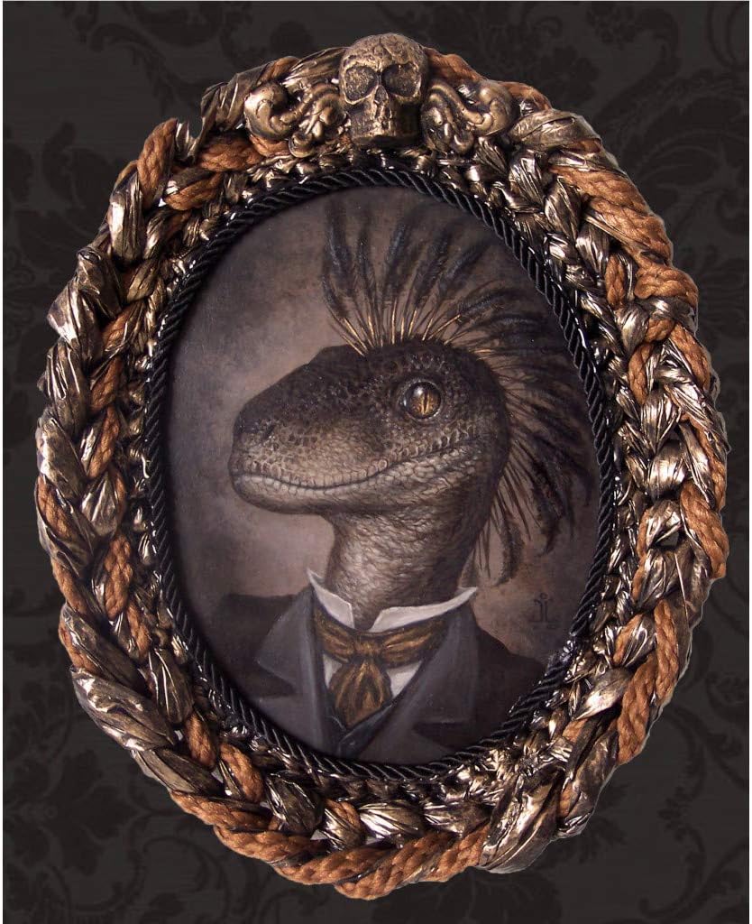 AEFER Jurassic Punk by J Larkin Dinosaur Portrait Semi-Gloss Fine Wall ...