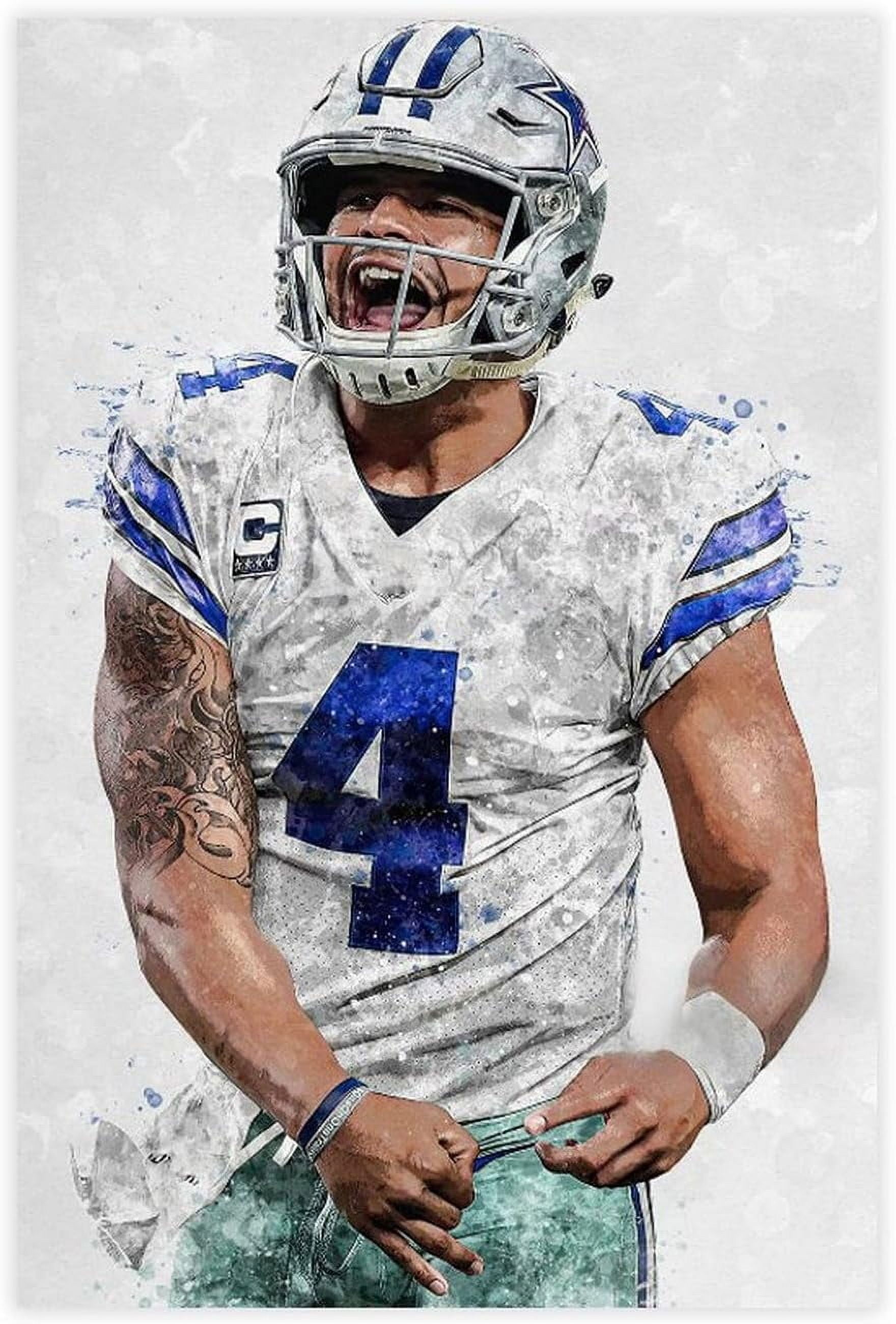 AEFER Justin Jefferson Canvas Poster Bedroom Decor Landscape Office Room Decor Gift Unframe ...