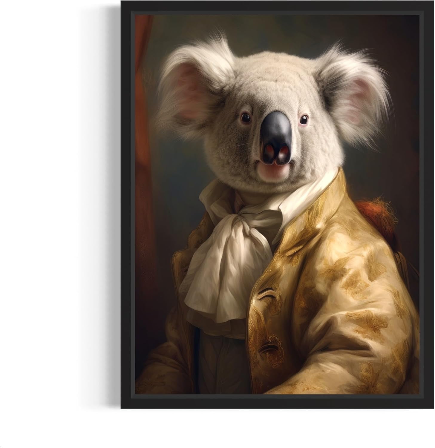AEFER Koala Vintage Portrait Poster Art Print, Classic Animals Wall ...