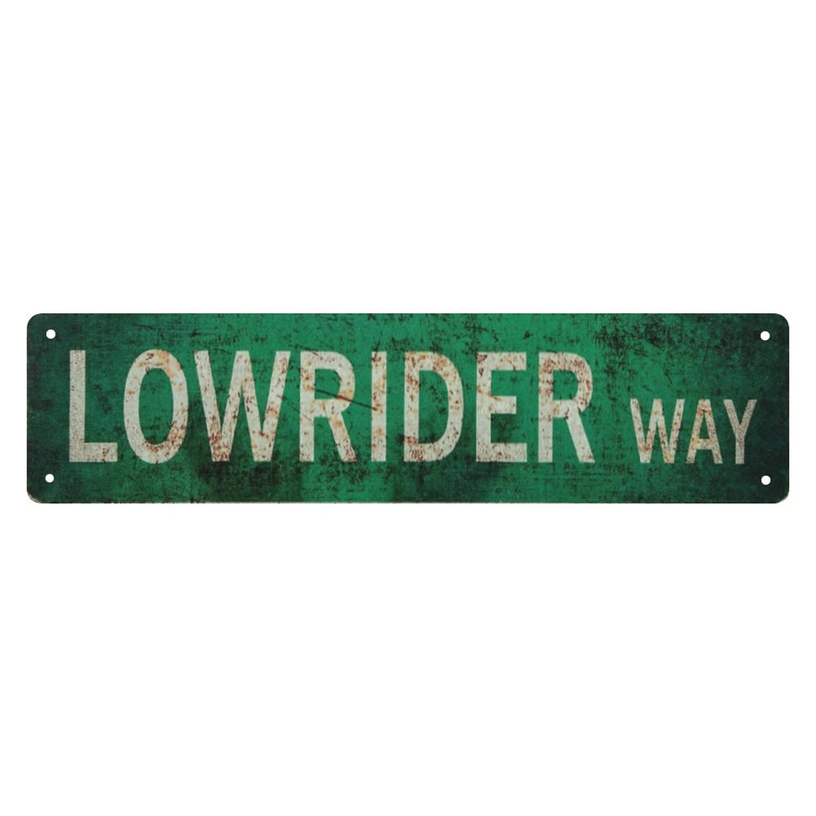 AEFER LOWRIDER Way Vintage Rustic Retro Metal Tin Signs Street Sign ...
