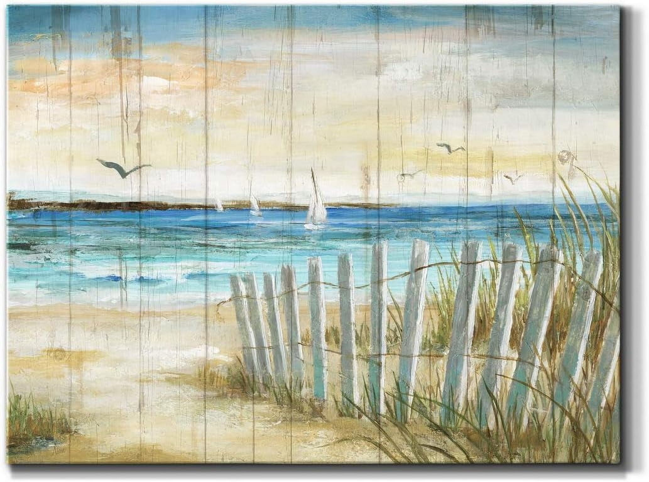 AEFER Landscape Picture Canvas Wall Art Print Decoration Painting Ocean ...