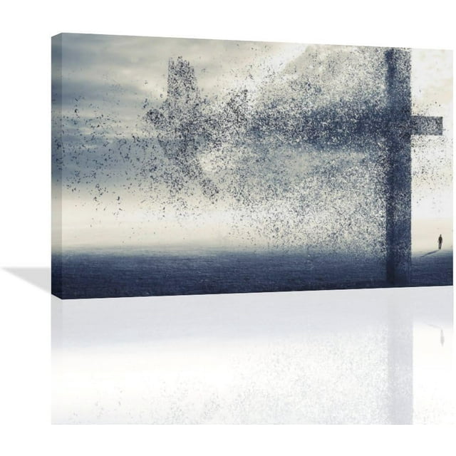 ASPORIC Farmhouse Animal Wall Art Rustic Pig Cow Canvas Prints Painting ...