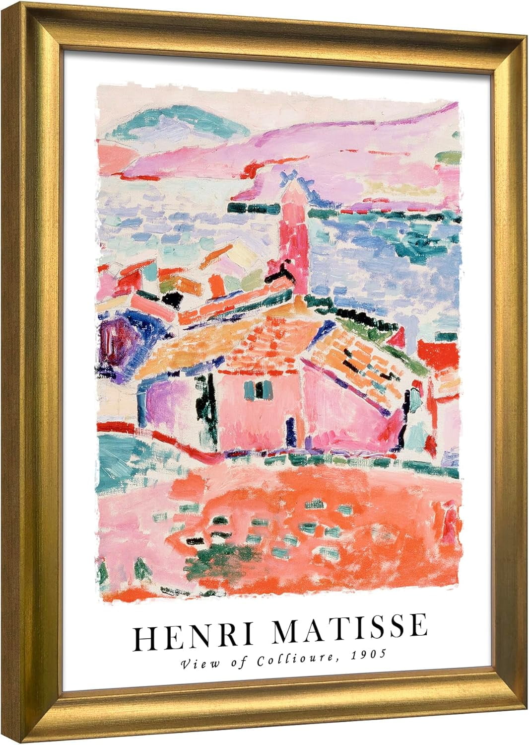 AEFER LargeWall Art View of Collioure 1905 by Henri Mattise Abstract ...