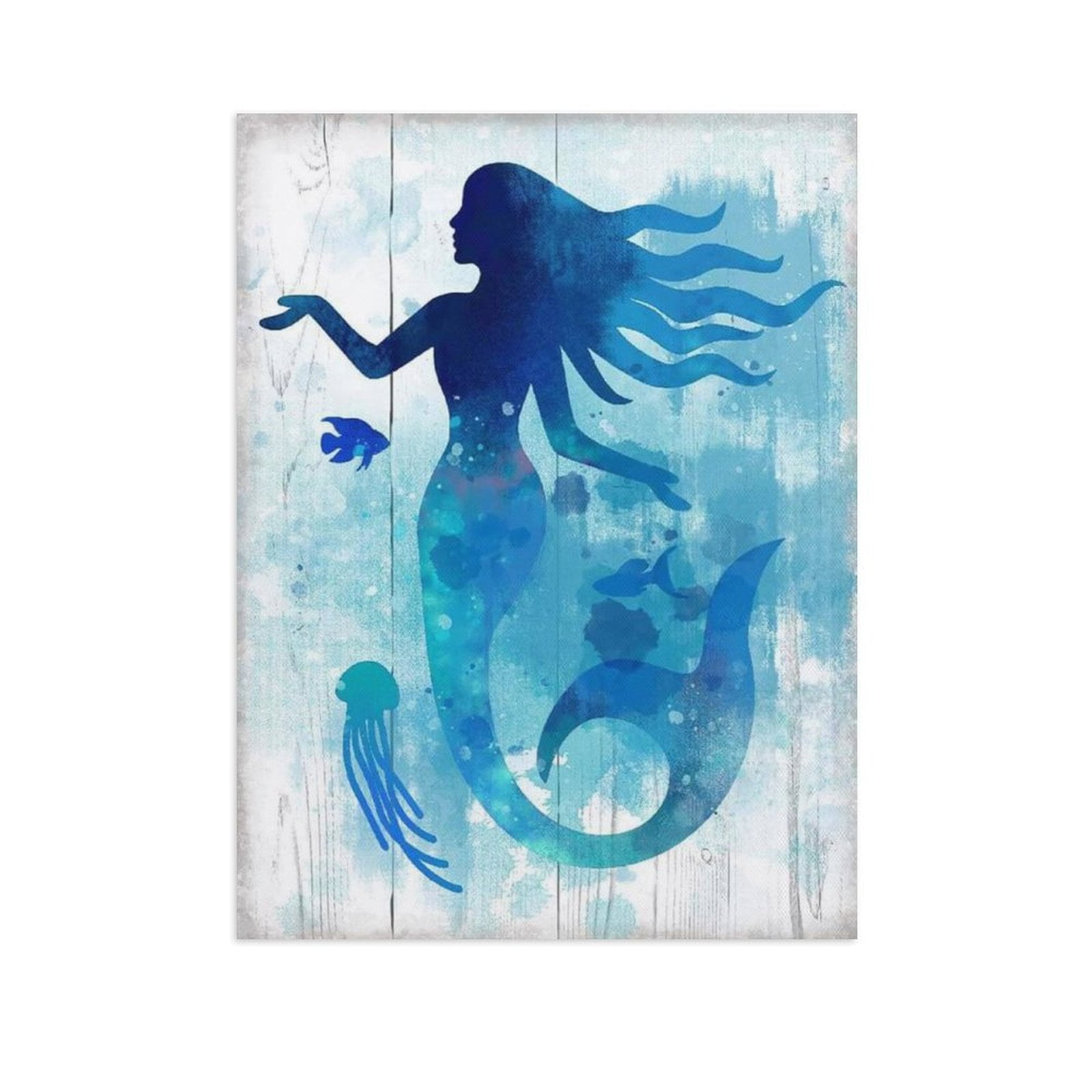 AVOI The Little Mermaid Bathroom Pictures gallery Wall Decor for Girls ...