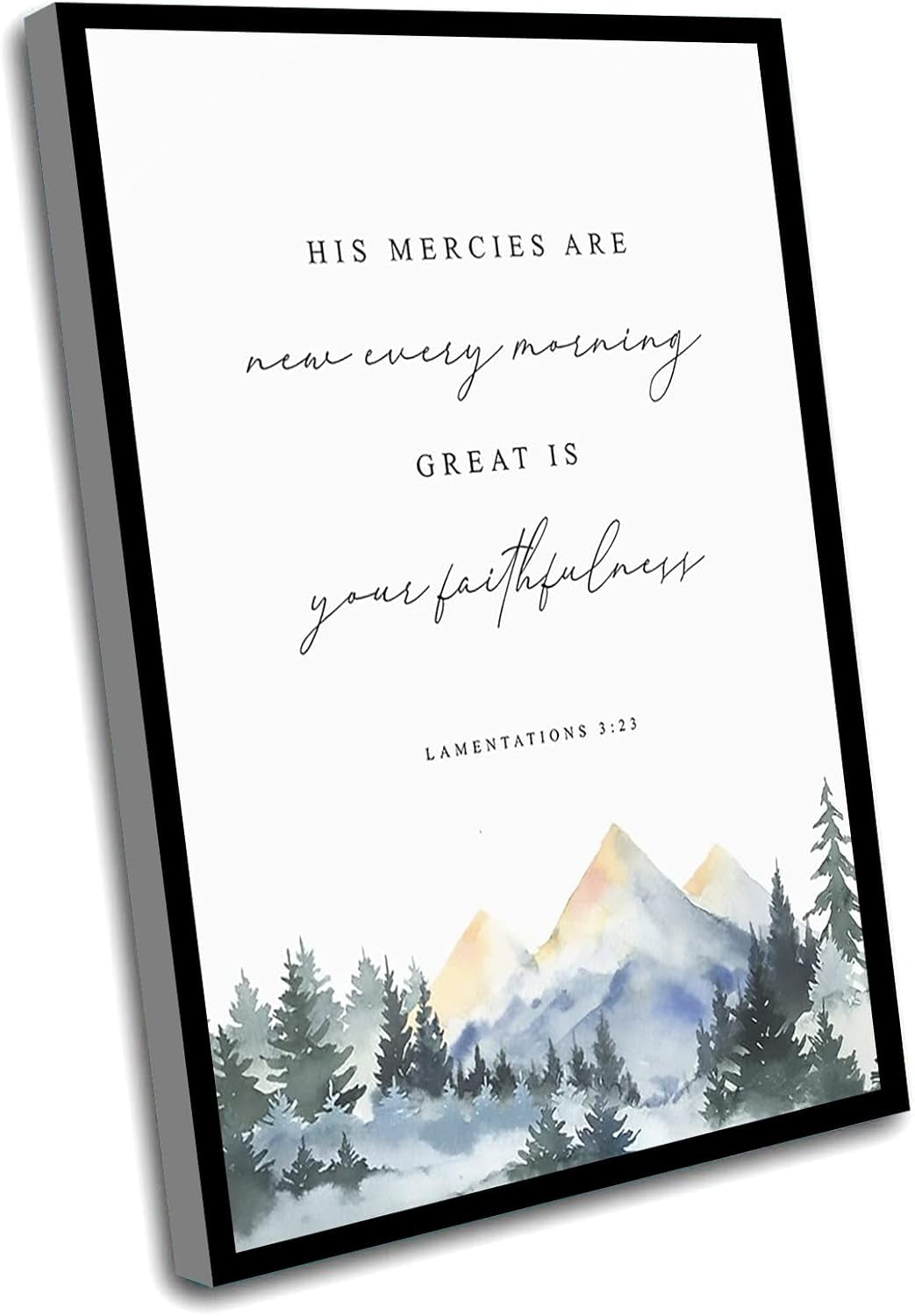 AEFER MINI OFFICE DECOR,Lamentations 3 23 His Mercies Are New Every ...