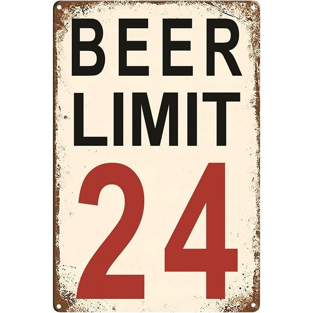 AEFER Man Cave Sign Beer Tin Metal Signs Man Cave Decor Solidee Funny ...