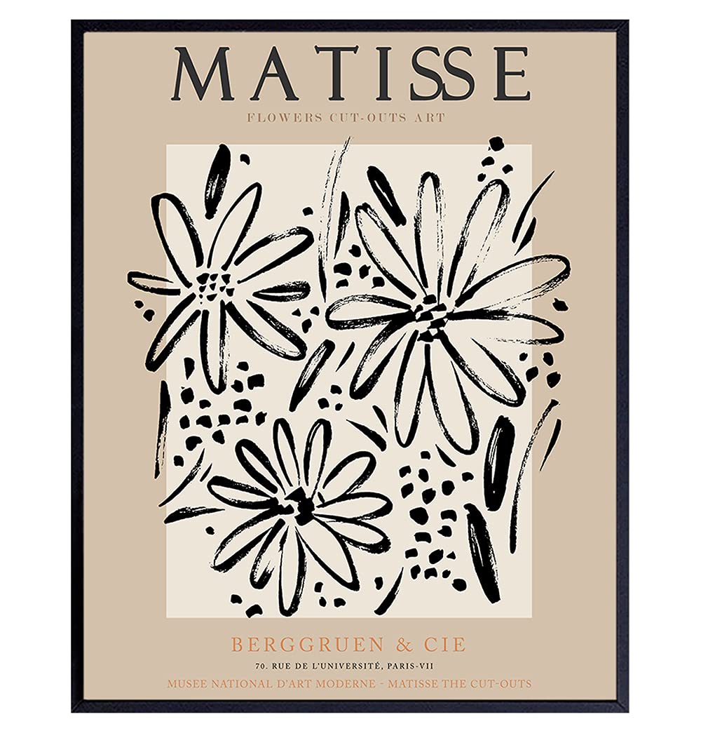 AEFER Matisse Wall Art & Decor Poster Matisse Print Aesthetic Pictures ...