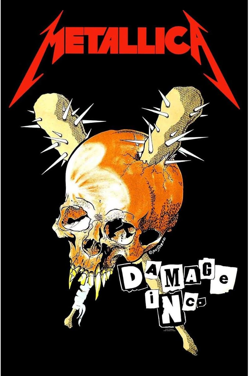 AEFER Metallica Damage Inc. large fabric poster - Walmart.com