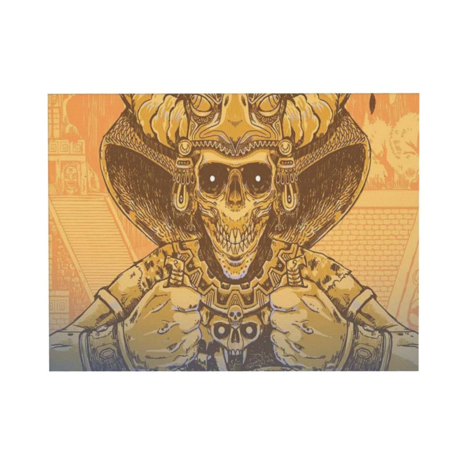 AEFER Mexican Indian Art Canvas Prints Mayan Aztec Calendar Poster ...