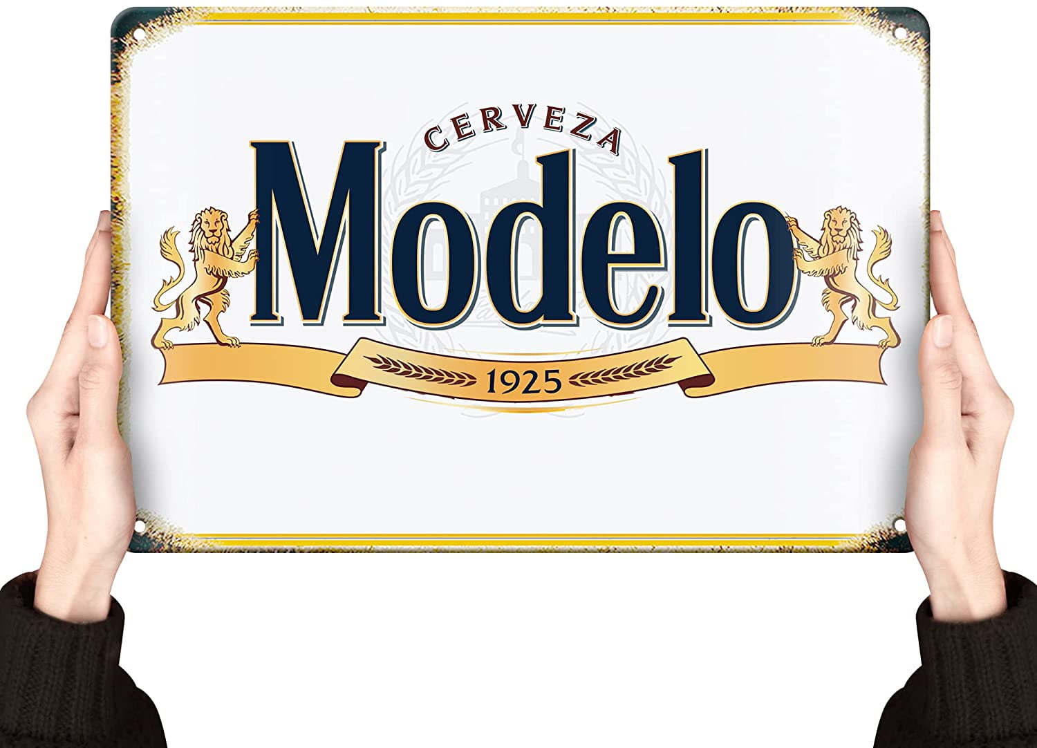 AEFER Modelo Beer Signs | Man Cave Decor | Bar Vintage Metal Tin Signs ...