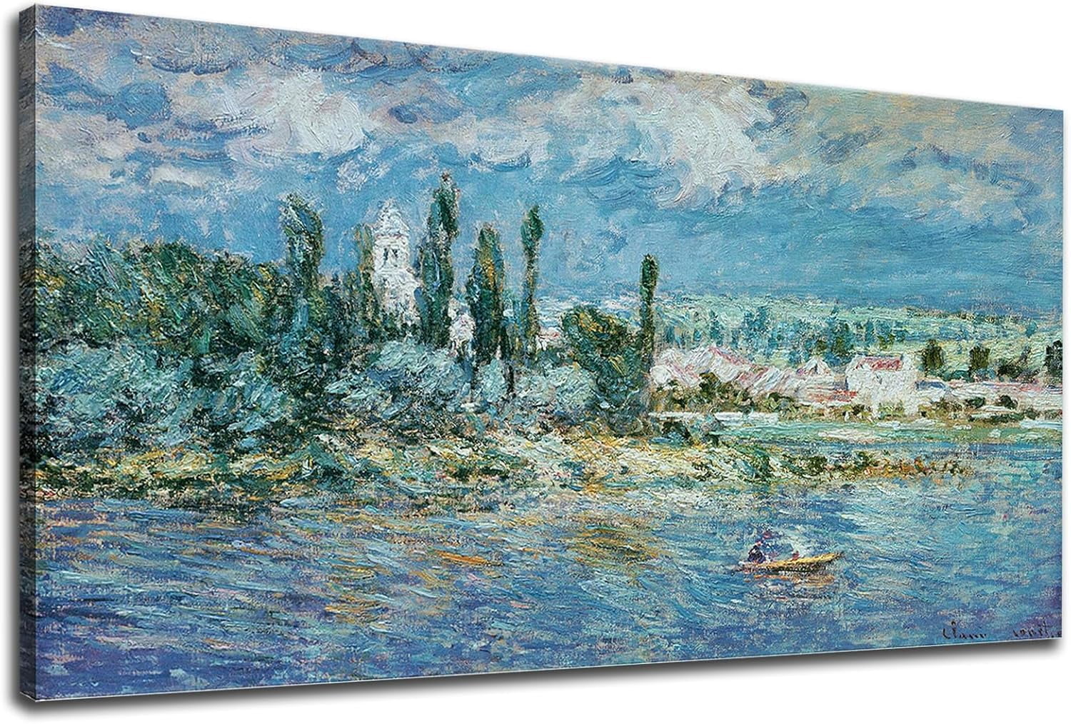 AEFER Monet Canvas Wall Art Decor - Landscape with Thunderstorm ...