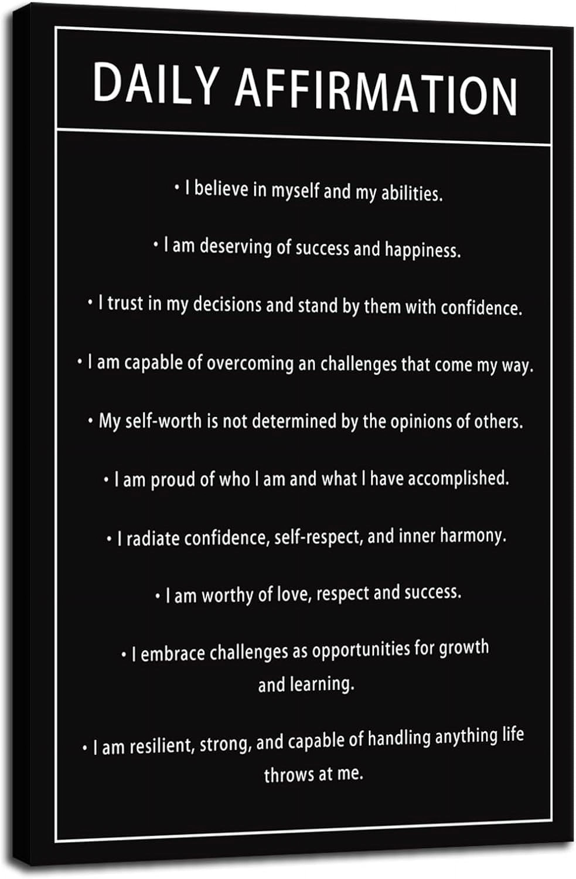 AEFER Motivational Canvas Office Print Wall Art Inspirational Picture ...