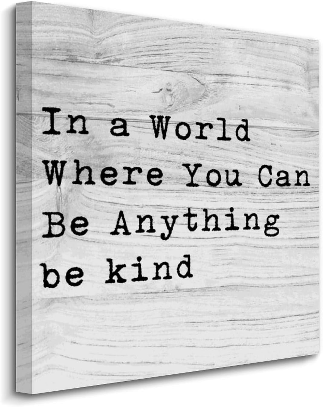 AEFER Motivational Canvas Prints Wall Art in A World Where You Can Be ...