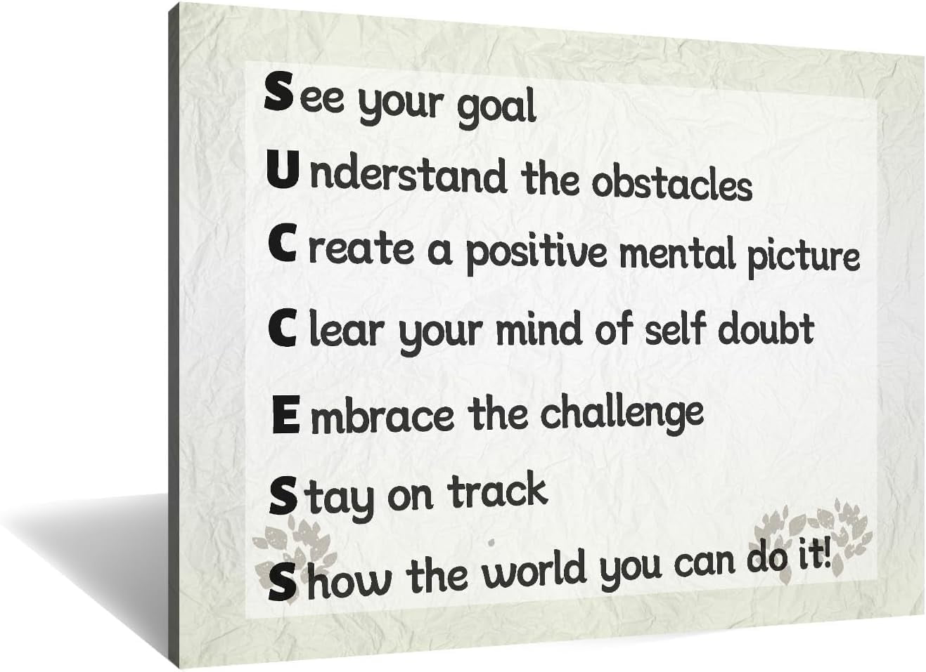 AEFER Motivational Wall Art Office Decor Inspirational Entrepreneur ...