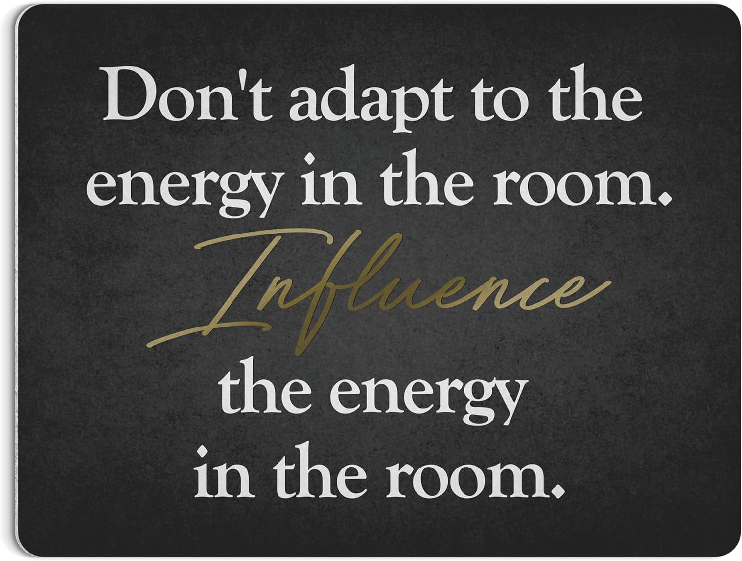 AEFER Motivational Wall Decor Poster - Don't Adapt Energy In Room ...