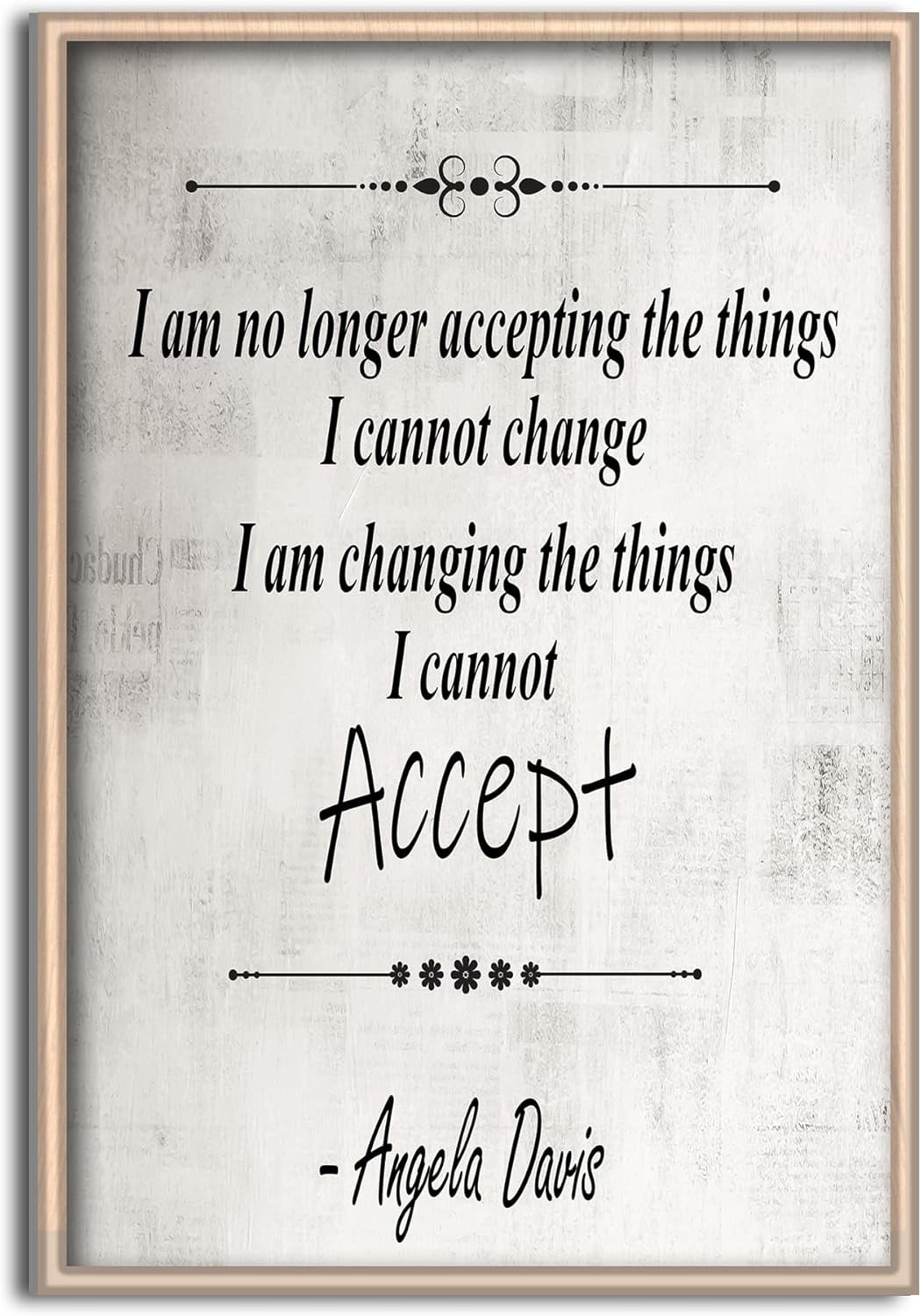 AEFER Motivational Wall Decor Posters - Illusion Framed Changing The ...