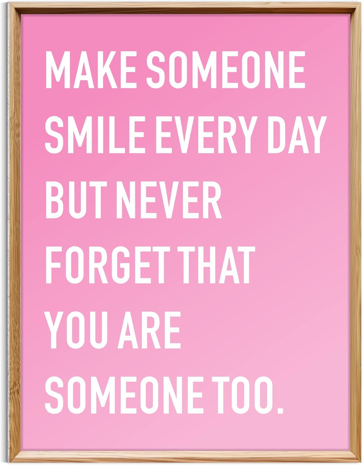 AEFER Motivational Wall Decor Posters - Illusion Framed Make Someone ...