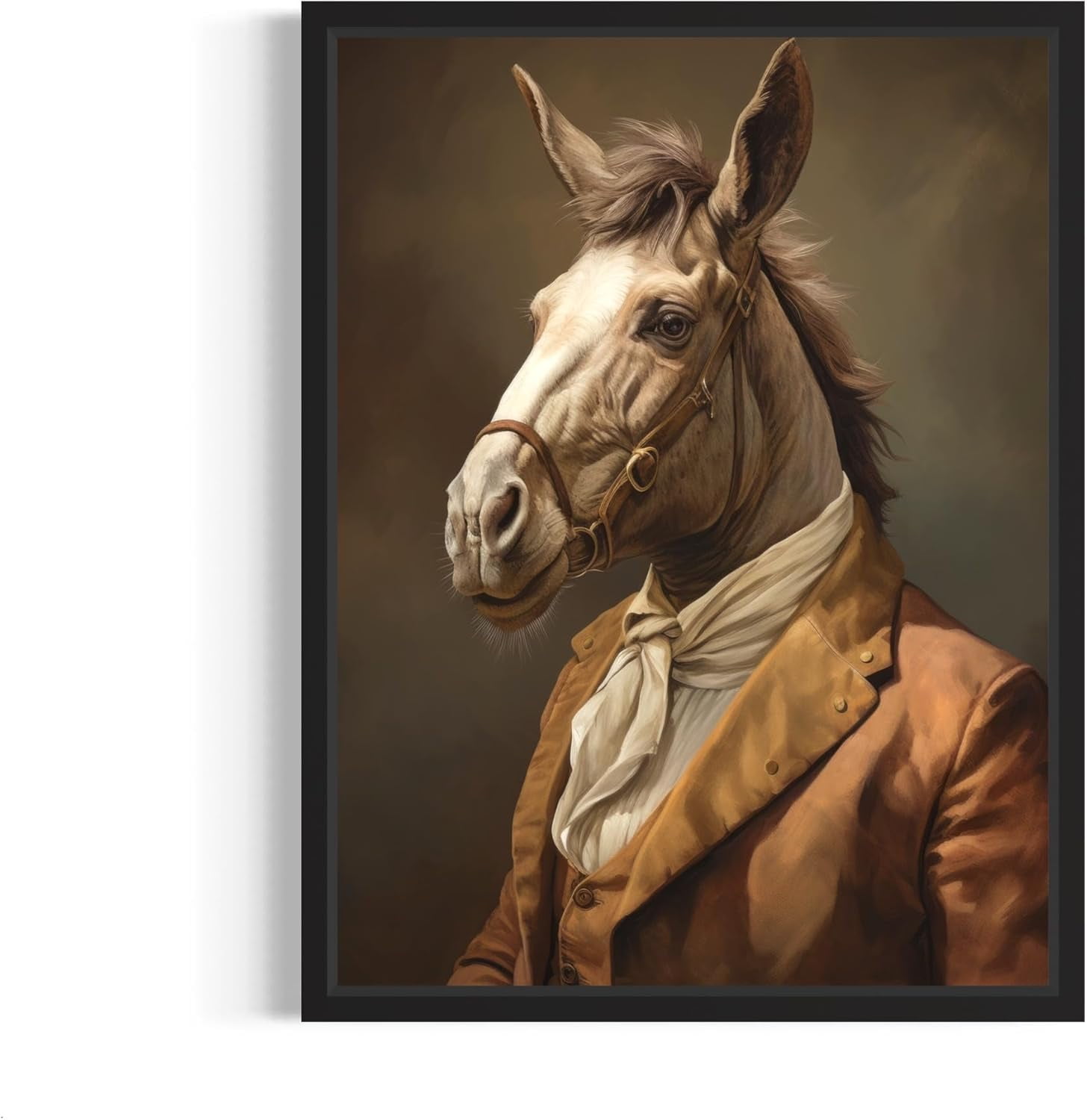 AEFER Mule Vintage Portrait Poster Art Print, Classic Animals Wall ...