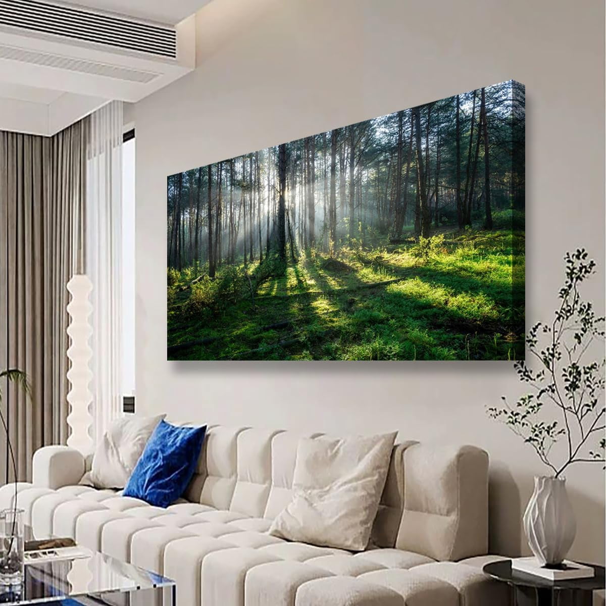AEFER Nature Canvas Wall Art Bedroom Wall Decor Living Room,Forest Wall ...
