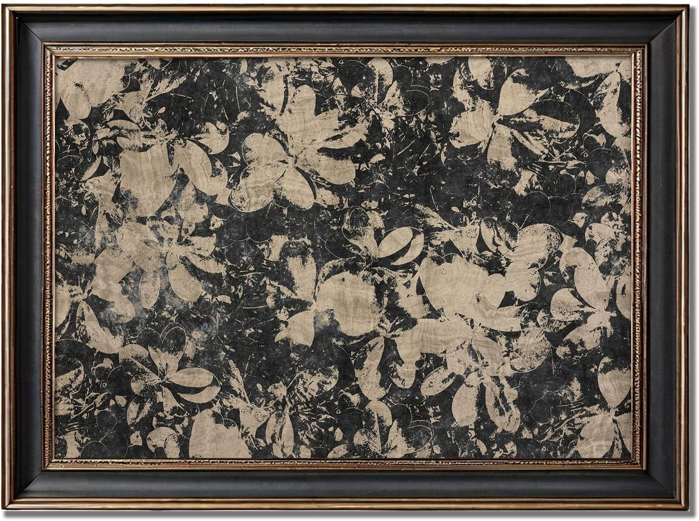 AEFER Neutral Abstract Canvas Wall Art Abstract Floral Pattern Wall ...